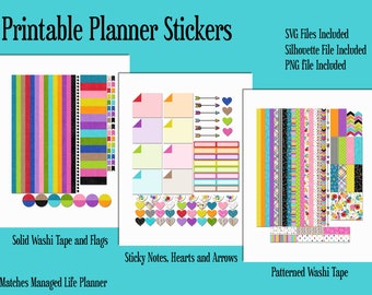 Printable Planner Flags Printable Planner Stickers Planner - Etsy