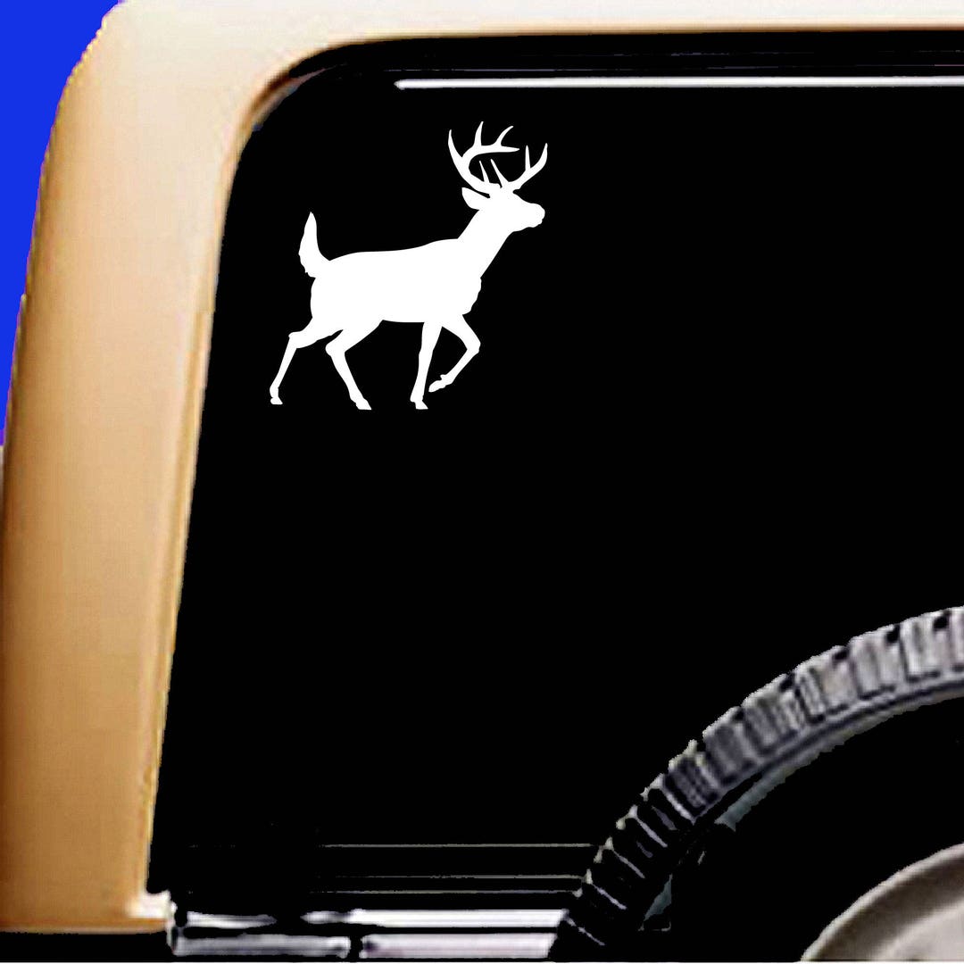 Deer Vinyl Car RV Truck Window Hunting Decal Sticker Original Design - Etsy