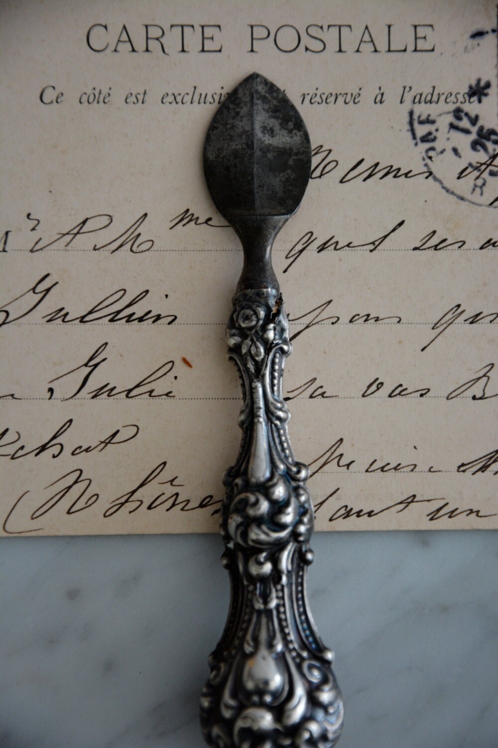 Victorian Desk Set, Sterling Silver Desk Set, Blotter and Wax Seal ...