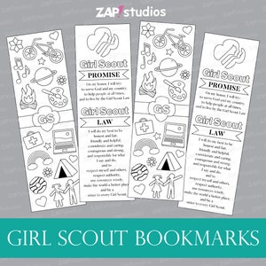 Girl Scout Promise Printable Coloring Page