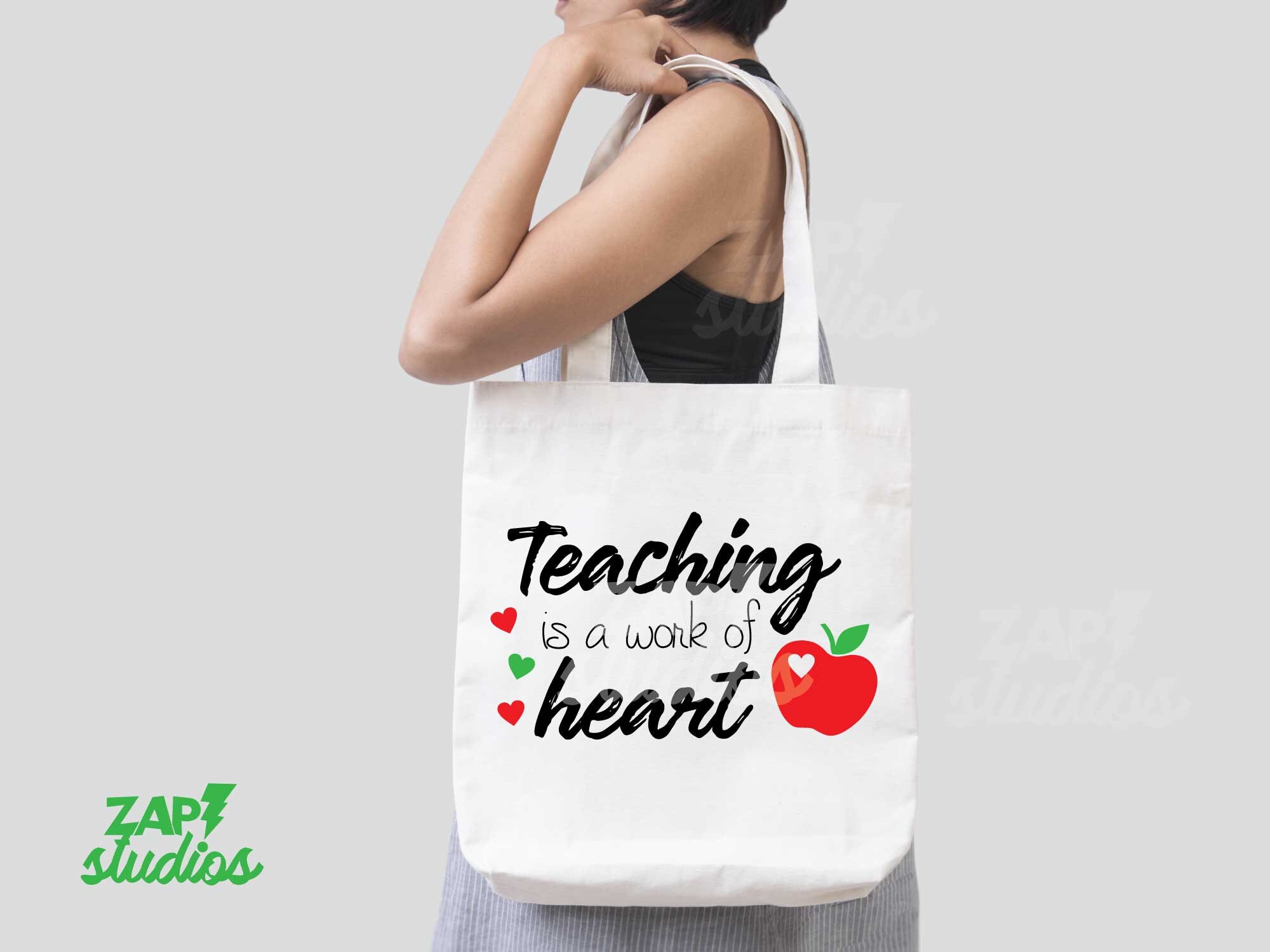 Teaching is a Work of Heart Svg Teacher Gifts Teacher | Etsy