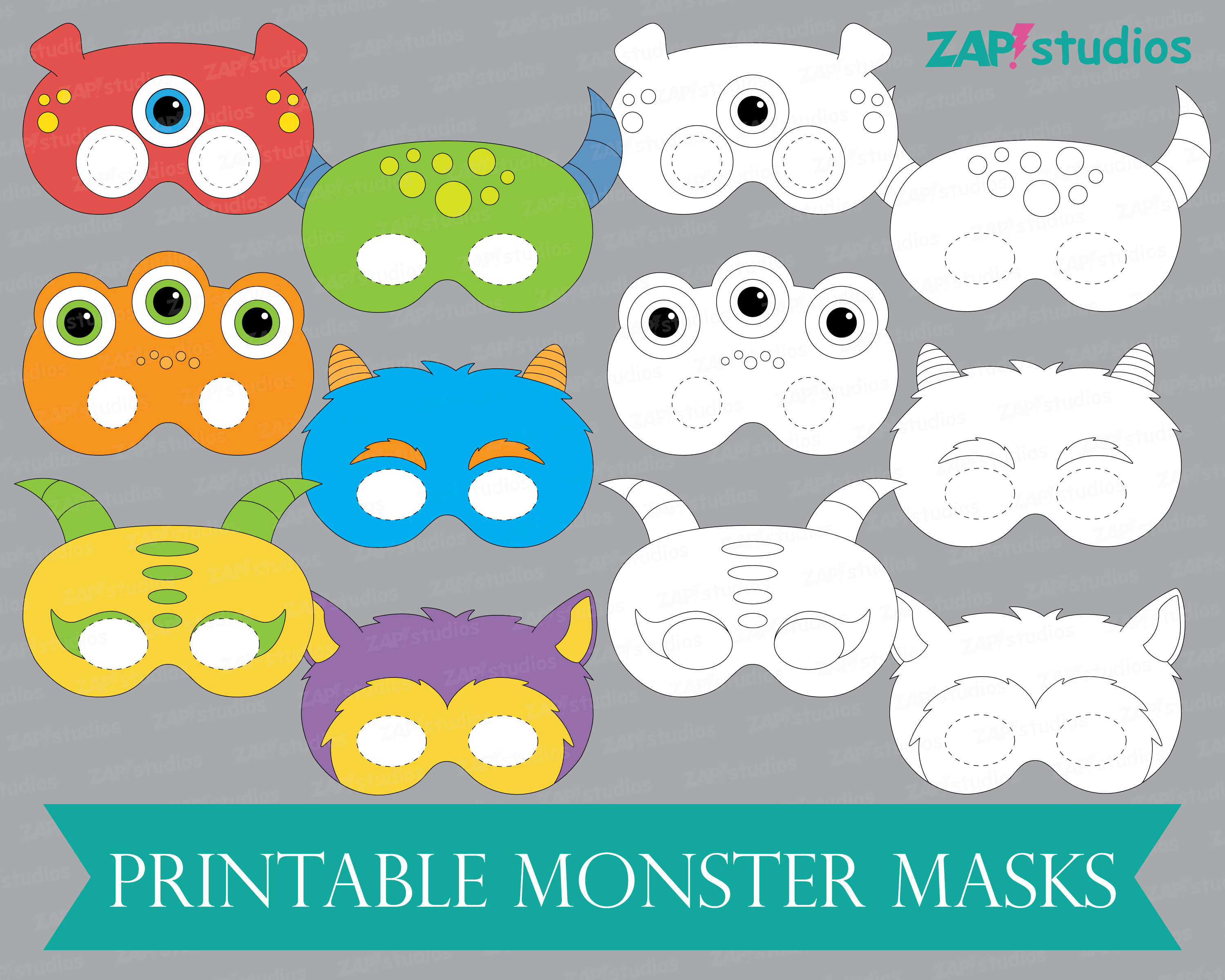 Silly Monster Masks