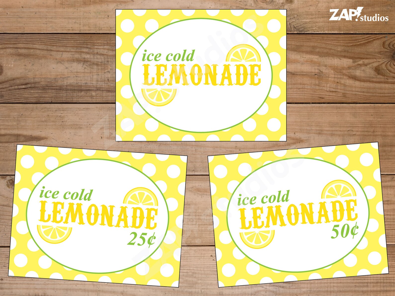 Printable Lemonade Stand Sign DIY Lemonade Stand Kids - Etsy Canada