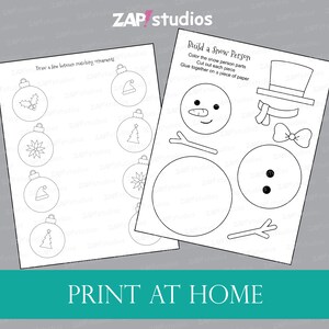 Printable Christmas Activities, Kids Christmas Coloring, Word Search ...