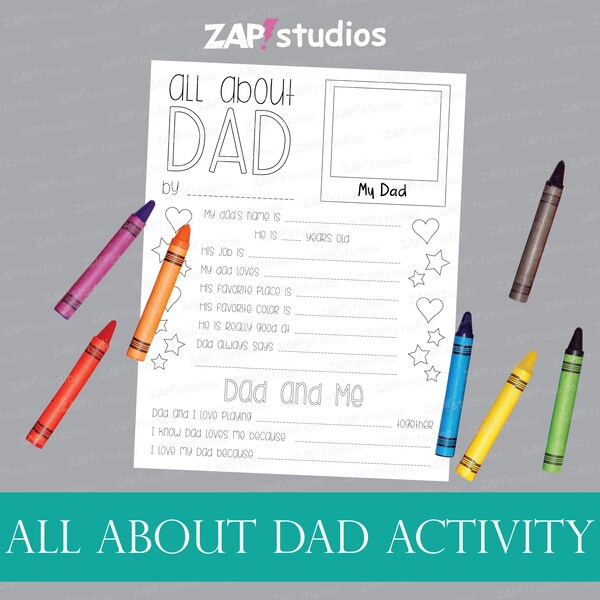 Fathers Day Printable - Etsy