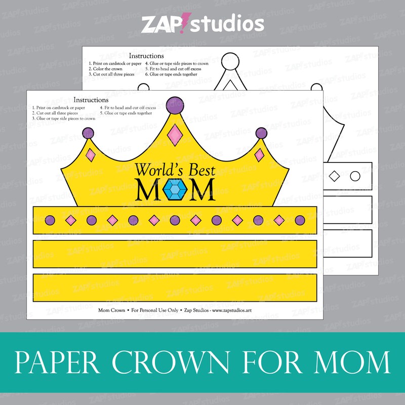 Printable Crown - Etsy