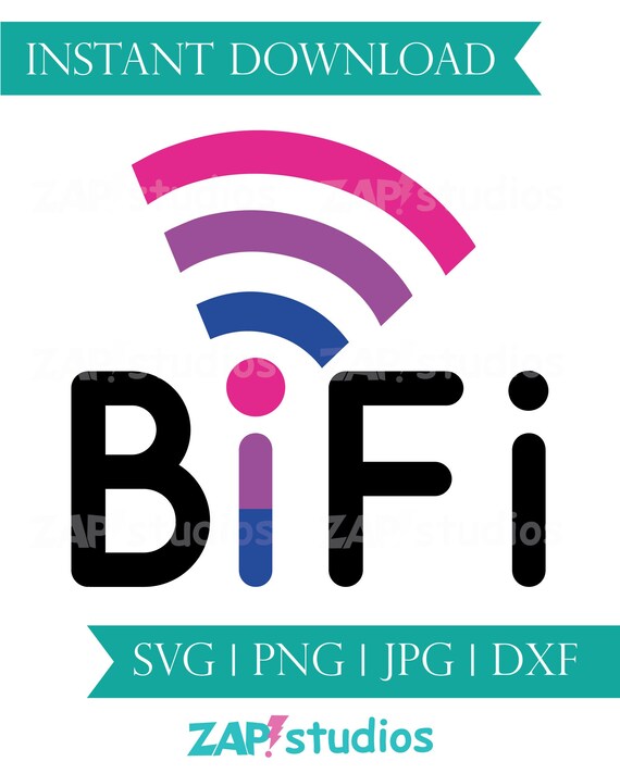Bifi Svg Bi Pride Png Bisexual Pride Instant Download Bi - Etsy