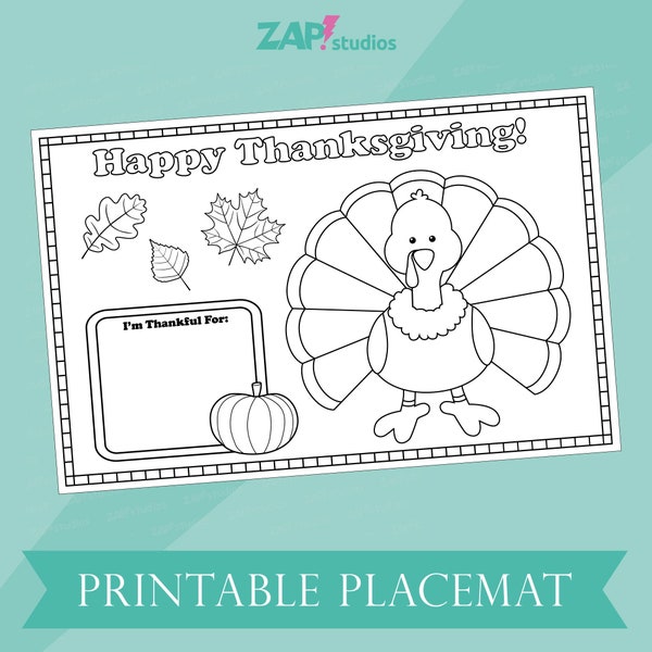 Turkey Placemats - Etsy