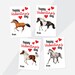 Printable Horse Valentines, Editable Pony Valentines, School Party ...