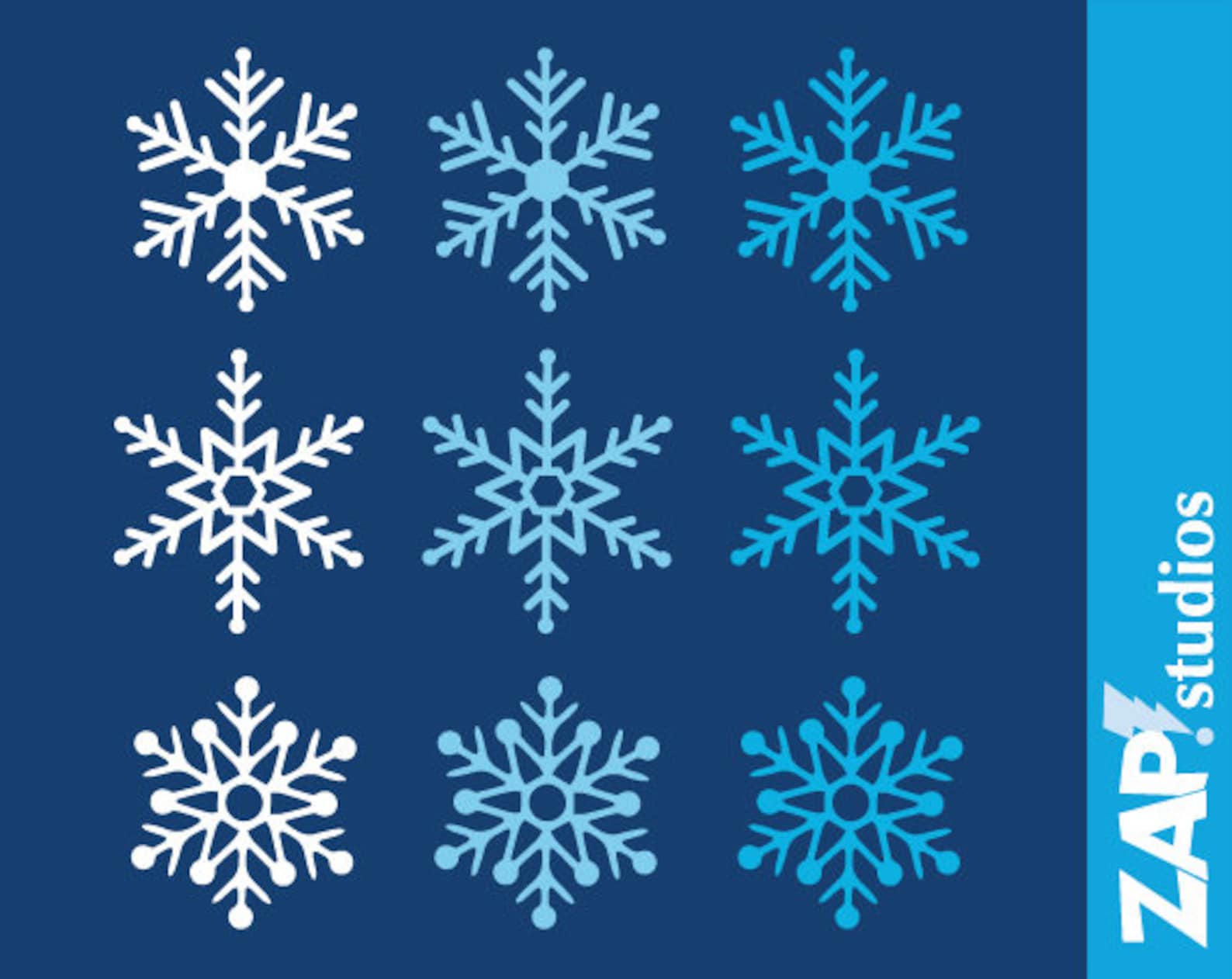 Snowman Clip Art Snowflake Clip Art Snowman Clipart - Etsy