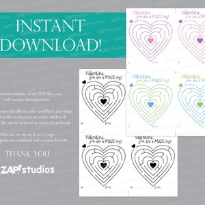 Editable Maze Valentines, You're A-maze-ing, Classroom Valentines ...