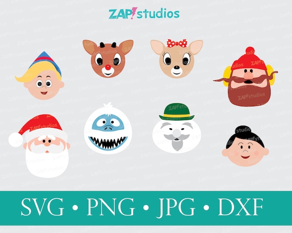 Rudolph SVG Bundle Clarice Bumble Png Yukon Cornelius Sam - Etsy