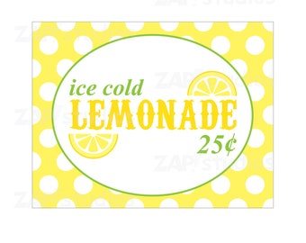 Lemonade 25 Cents | Etsy