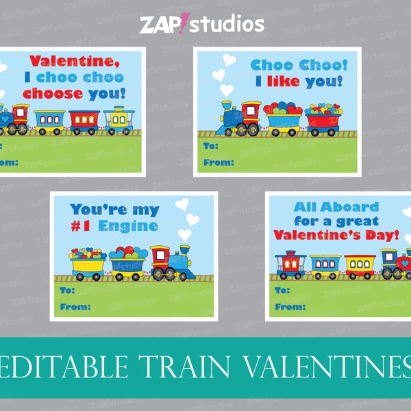 Train Valentine - Etsy