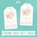 Floral Teacher Appreciation Gift Tag: Thank You for Helping Me Bloom ...