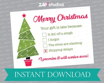 Delayed Gift Card | Etsy