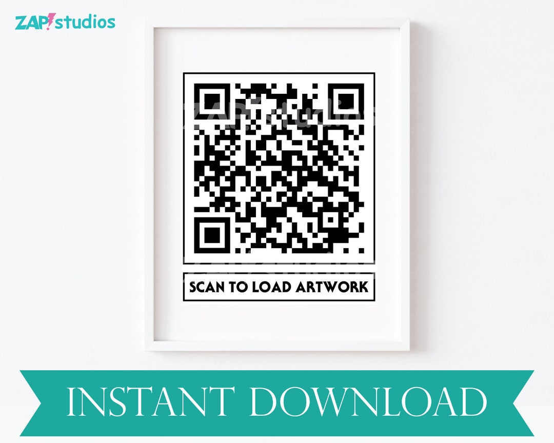 Rick Roll QR Code Printable QR Code Wall Decor Prank - Etsy France