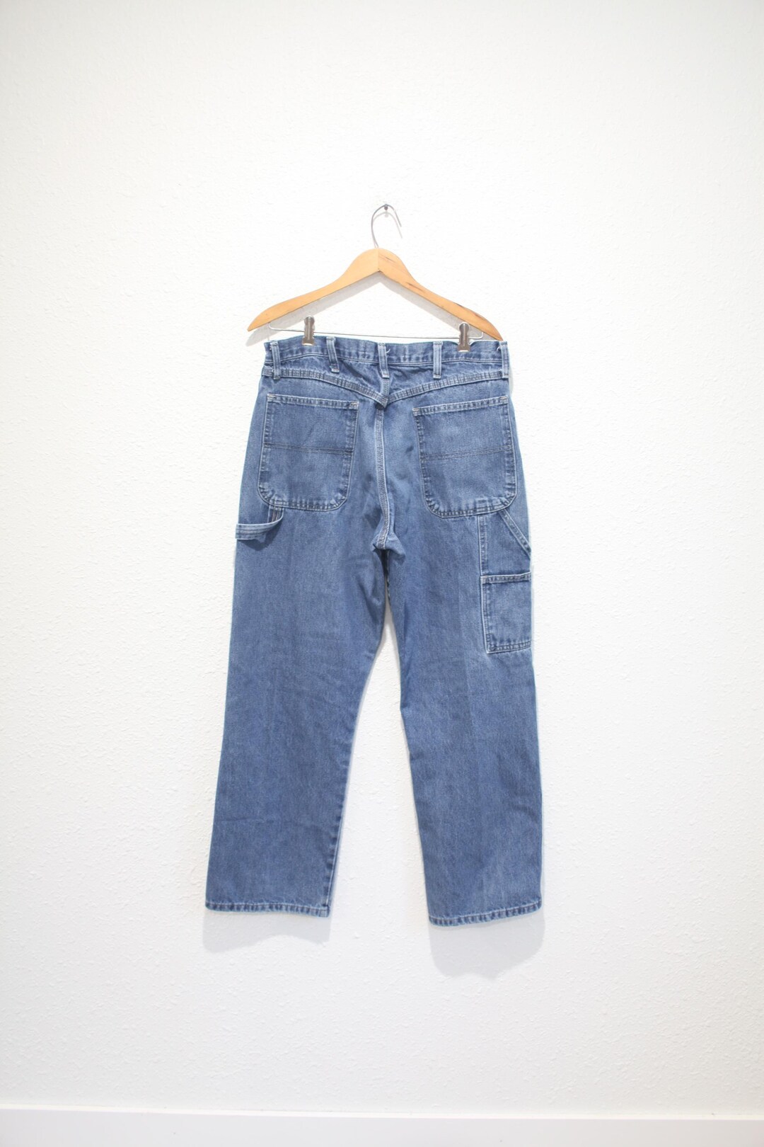 Vintage 90s Wide Leg Baggy Utility Carpenter Jeans 34 X 30 #0257 - Etsy