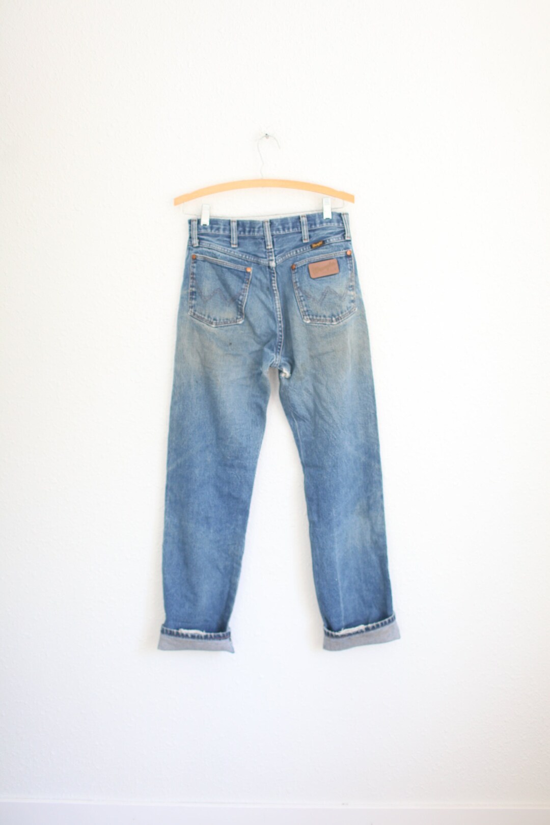 Vintage 1980's Wranglers Blue Jeans Denim 32 X 34 0695 - Etsy