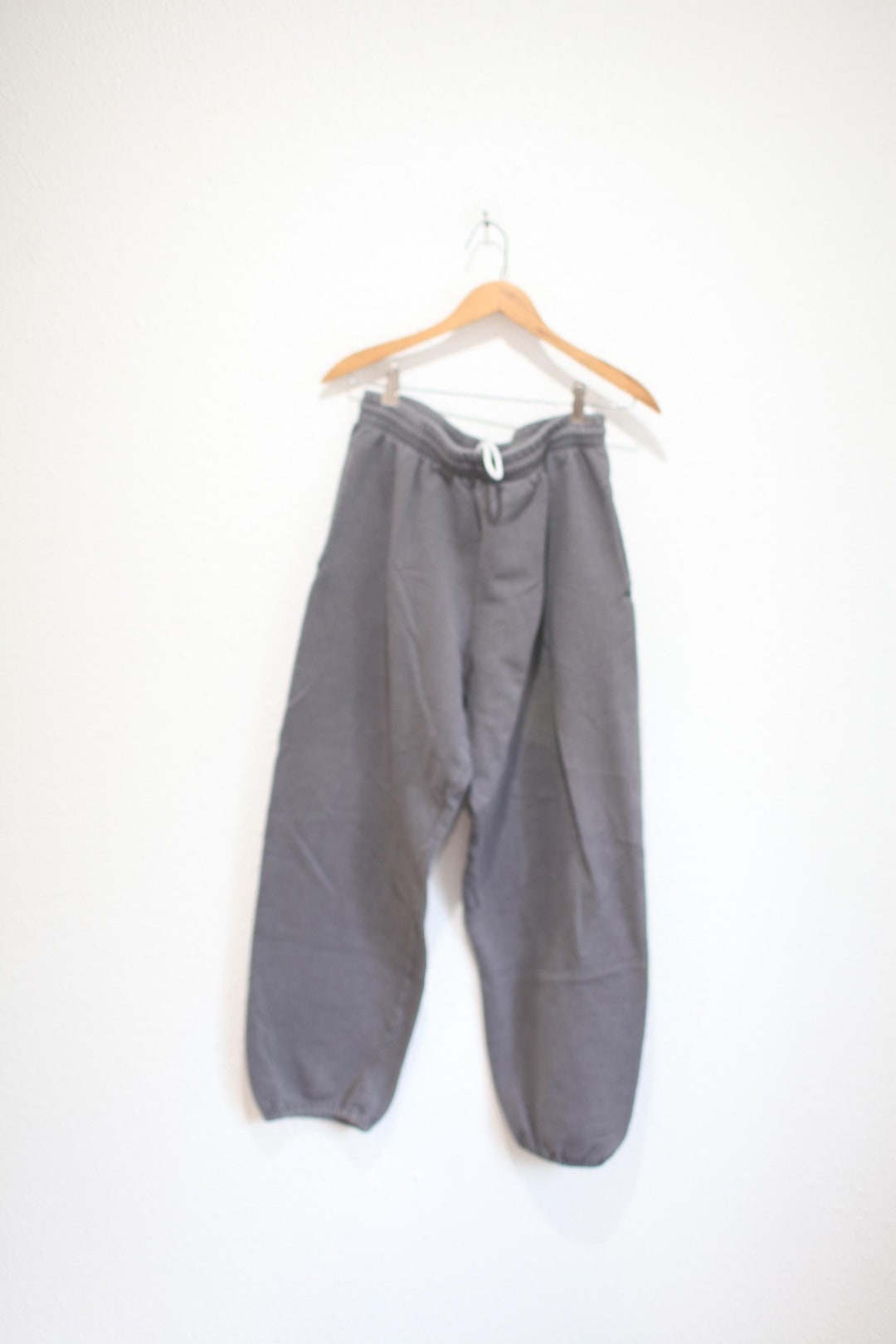 Vintage 90s Baggy Gray Sweat Pants Drawstring Sweats #0509 - Etsy