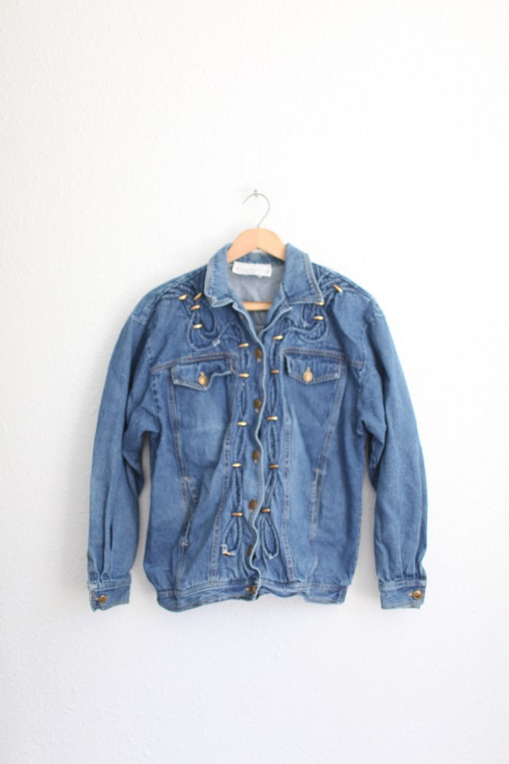 vintage 1980s chic denim - Gem