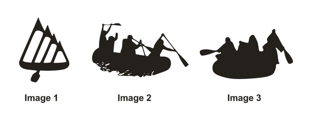 White Water Rafting Window Sticker Decal - Etsy