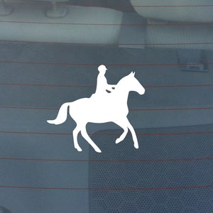 Horseback Riding Window Sticker Decal | Etsy