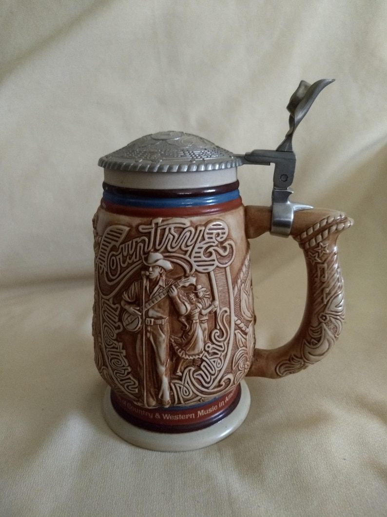 Avon Collectible Stein - "country and Western Music" - Etsy