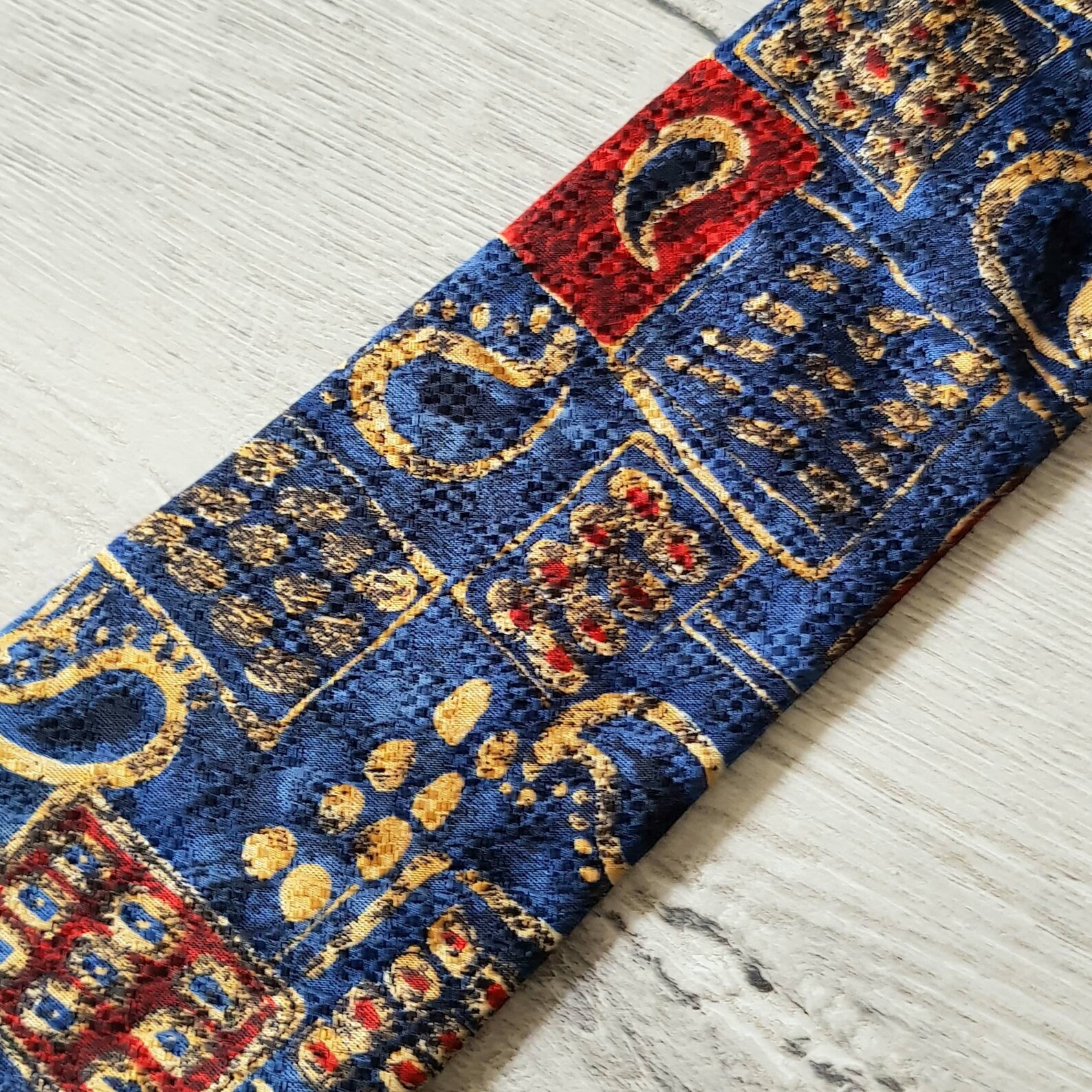 Silk Paisley Ties for Men Wide Necktie Printed Floral Abstract - Etsy