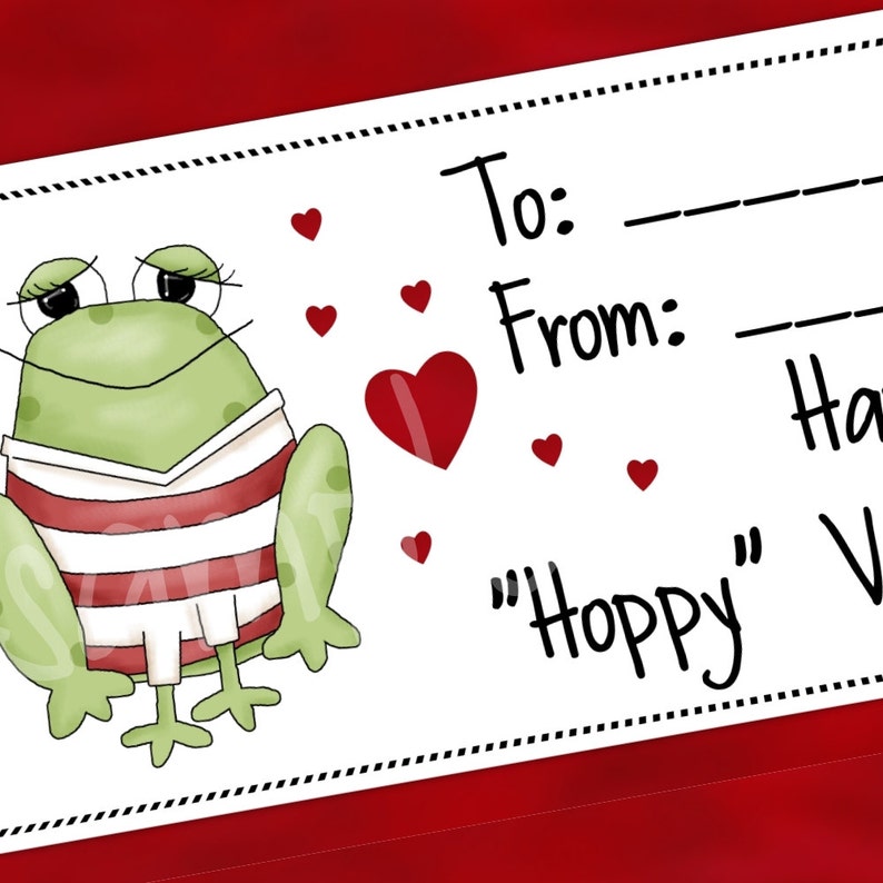 INSTANT DOWNLOAD - TEN Printable Valentine Treat Bag Toppers - 6.75x6 ...