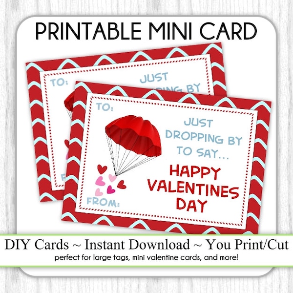 Mini Valentine Cards - Etsy