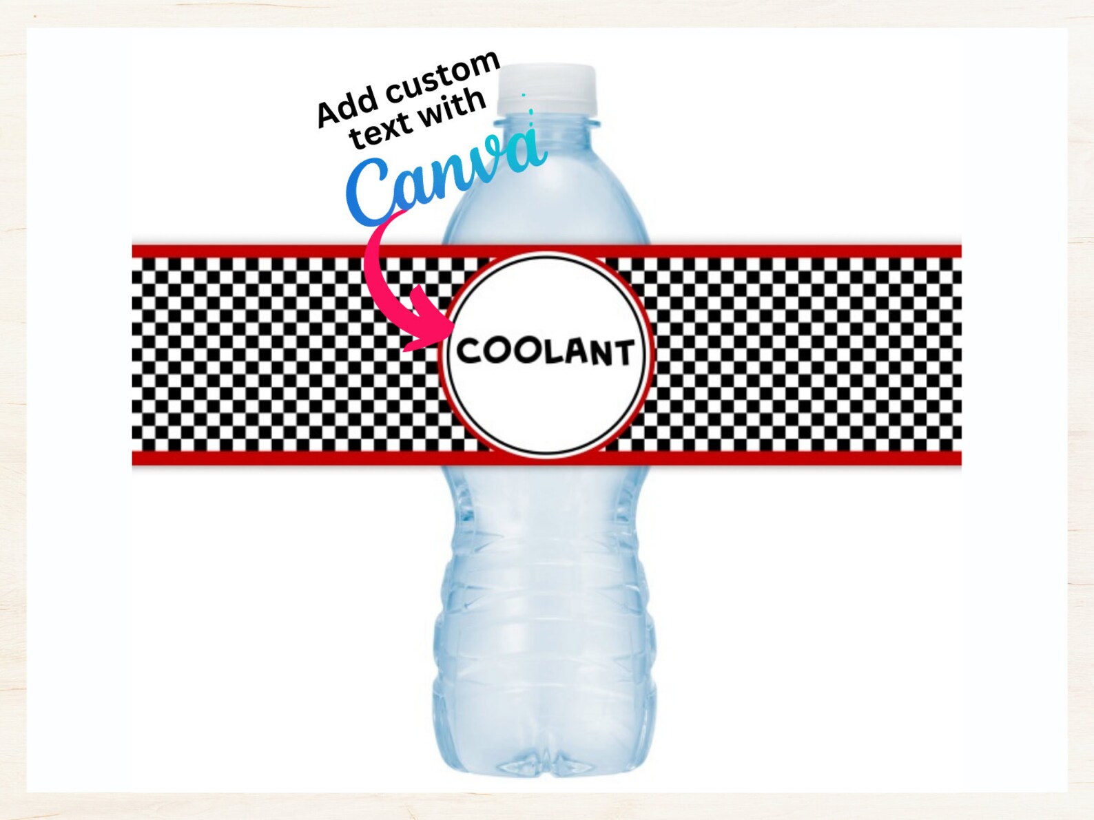 Race Car Printable Water Bottle Labels Coolant Racing - Etsy