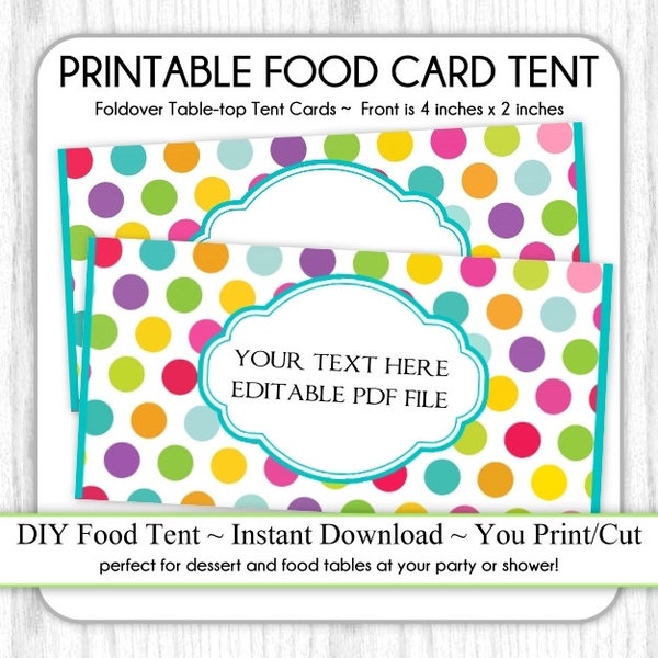 Polka Dot Table - Etsy