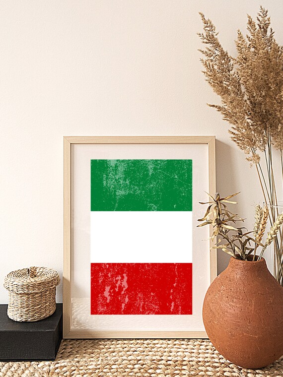 Distressed Italian Flag DIGITAL DOWNLOAD - Etsy