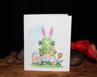 Cthulhu Father's Day Funny Horror Lovecraft Letterpress - Etsy