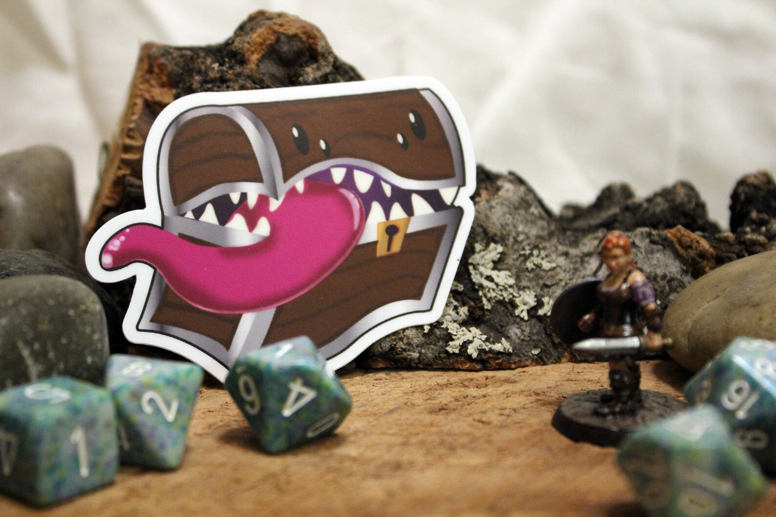 Mimic Sticker Cute Monster Waterproof Vinyl Stickers - Etsy