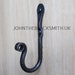 A Pair of Blacksmith Wrought Iron Forged Shepherds Crook - Etsy