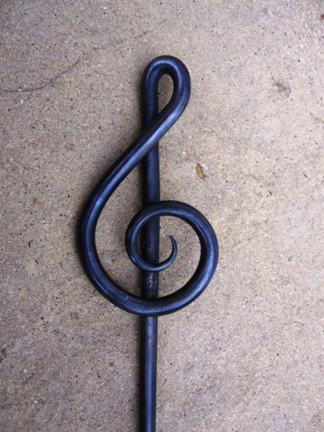 A Blacksmith Hand Forged Musical Treble Clef Fire Poker Tool - Etsy