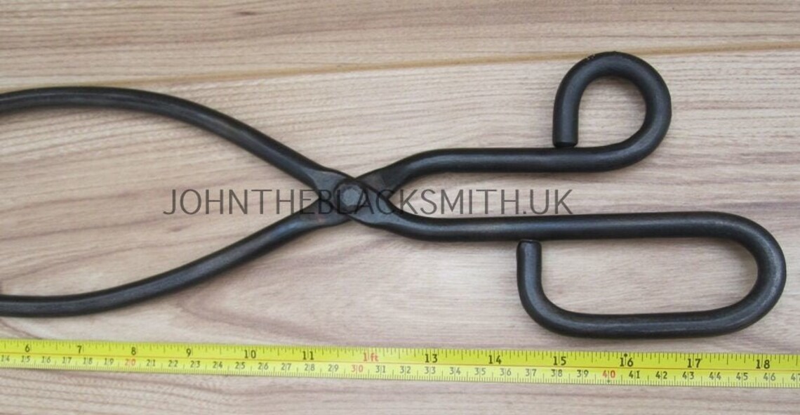 Hand Forged Fire Tongs for Wood Burning Stoves and Open Fires - Etsy
