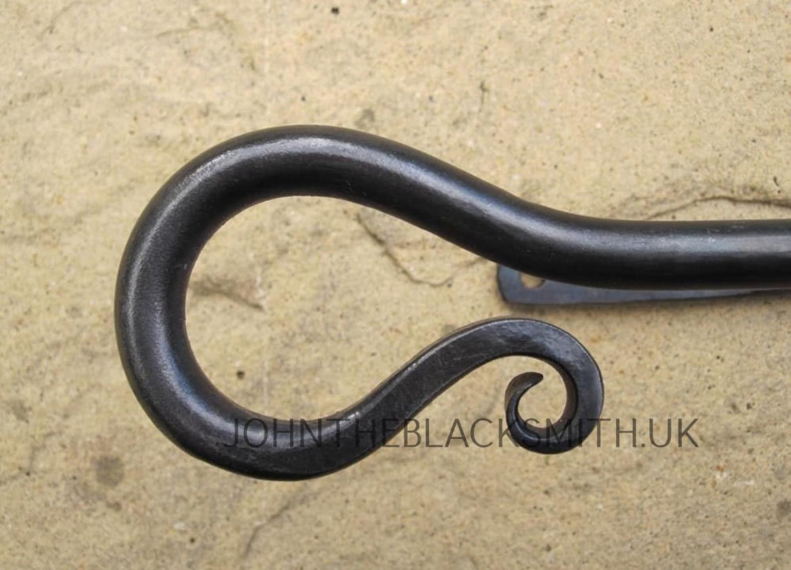 A Pair of Blacksmith Wrought Iron Forged Shepherds Crook - Etsy