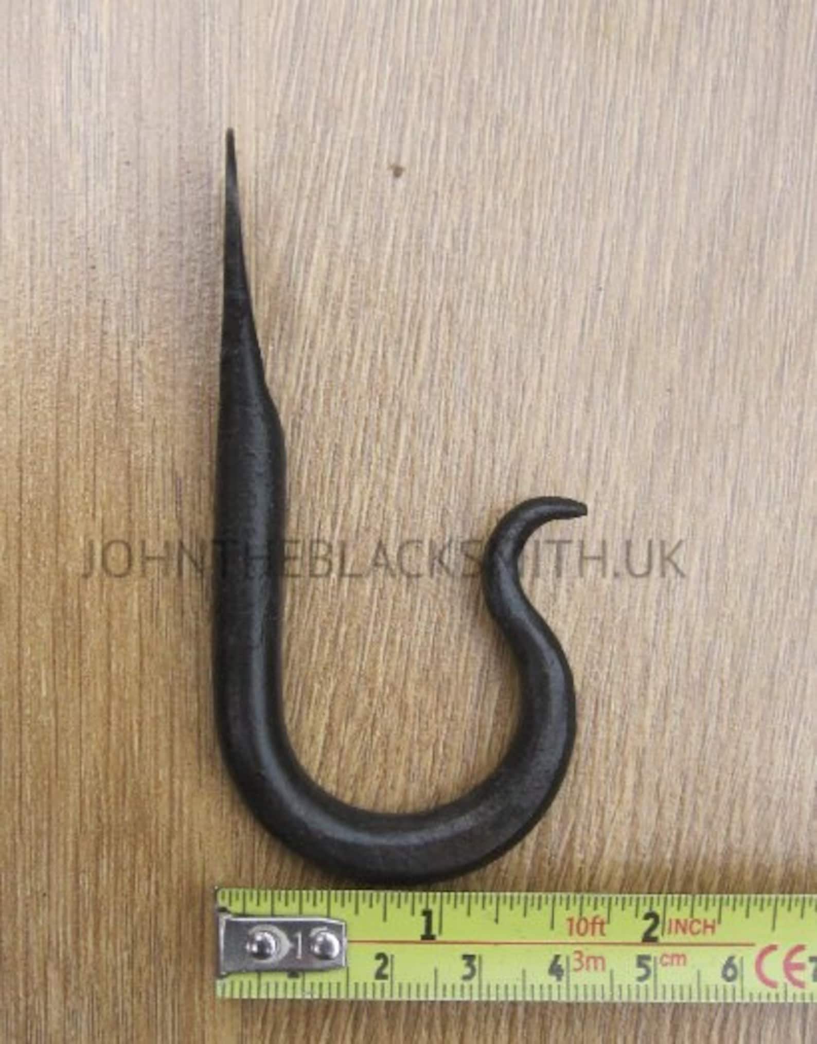 A Hand Forged Wrought Iron Traditional Barn Hook Kitchen | Etsy UK