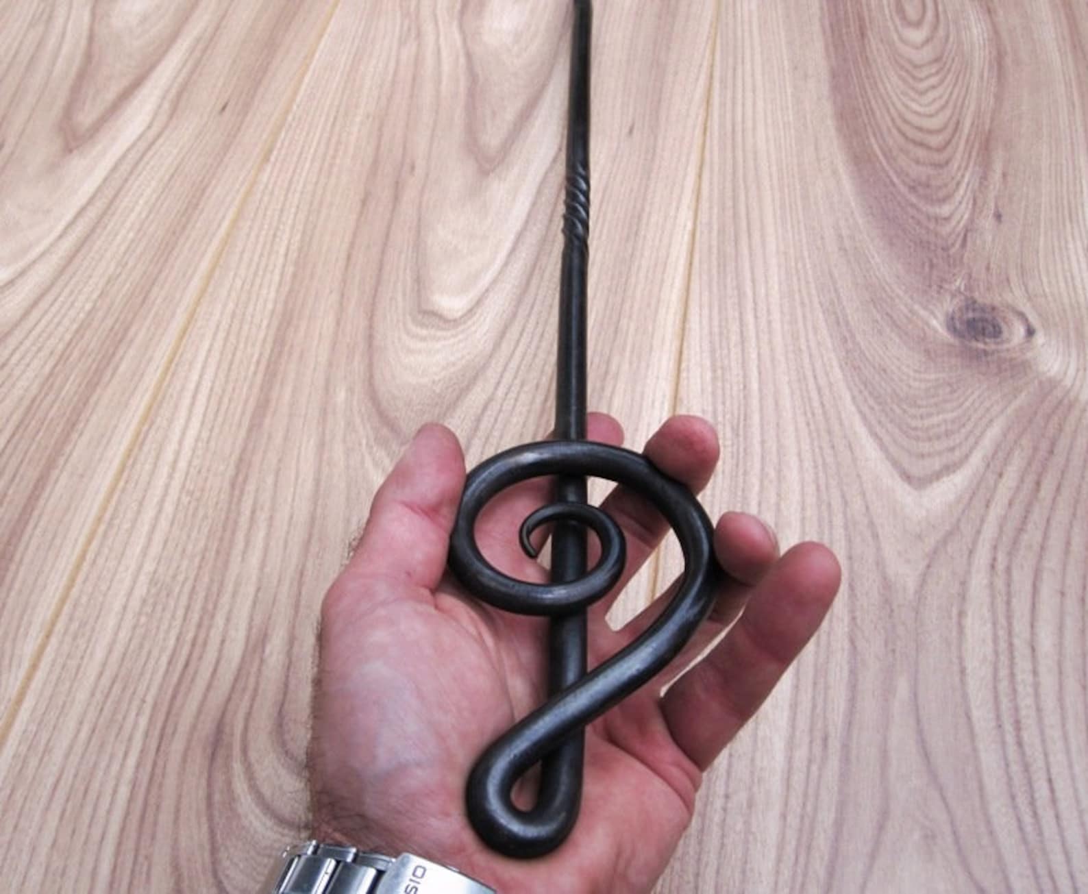 A Blacksmith Hand Forged Musical Treble Clef Fire Poker Tool - Etsy