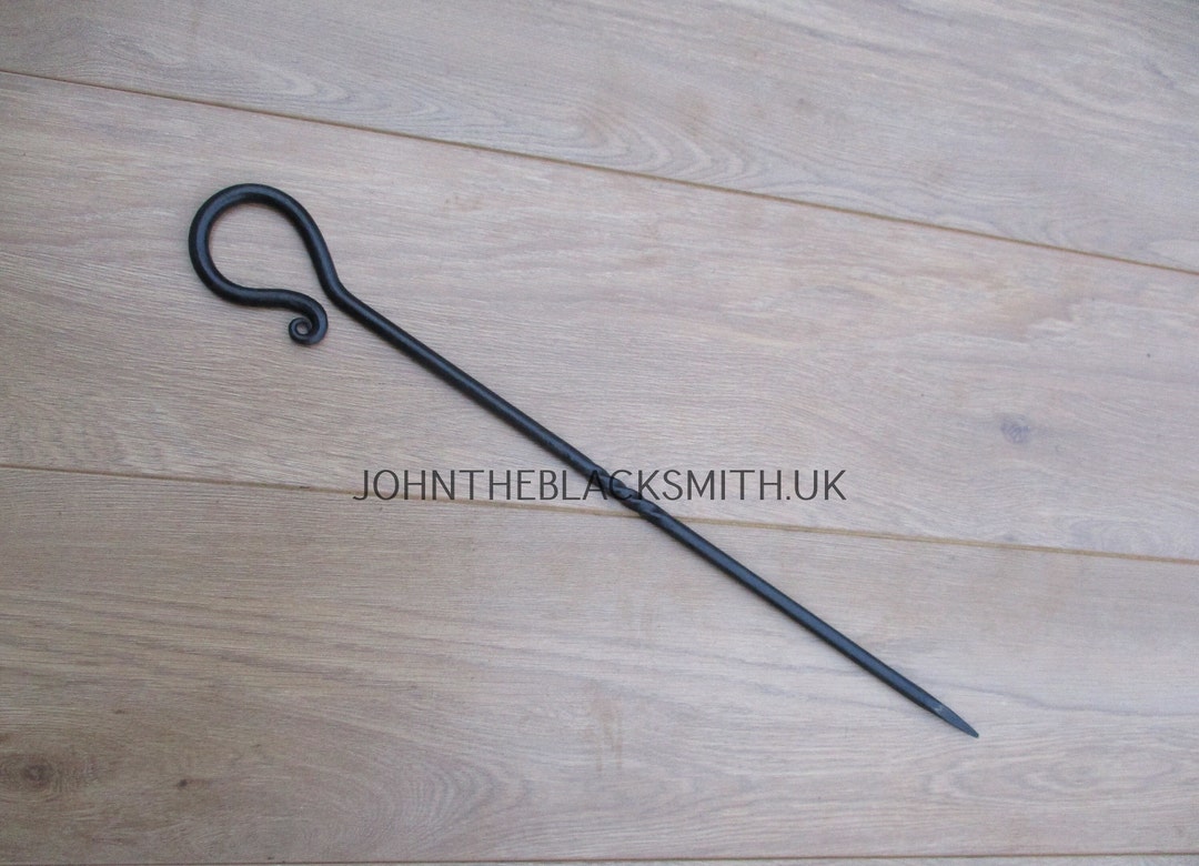 Blacksmith Wrought Iron Forged Fire Poker for Aga's and Open Fire ...