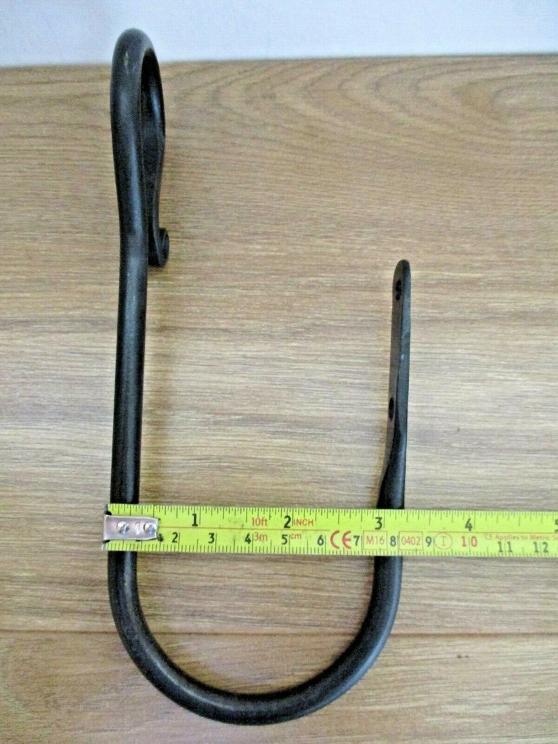 A Pair of Blacksmith Wrought Iron Forged Shepherds Crook - Etsy