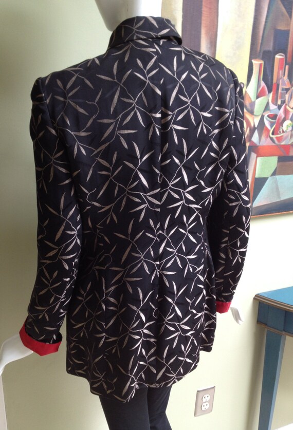 Elegant Vintage Mod-Style Asian Jacket - Gem