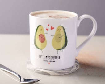 Avocado Pattern 10oz Mug Cup - Etsy