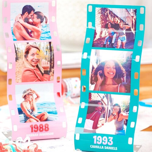 Personalised Mini Metal Photo Reel Print - Etsy