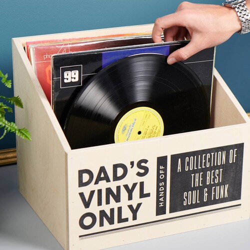 Personalised Vinyl Record Storage Box - Etsy