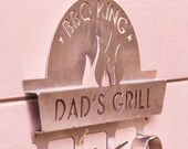 Personalised Stainless Steel Bbq Tool Rack | Etsy