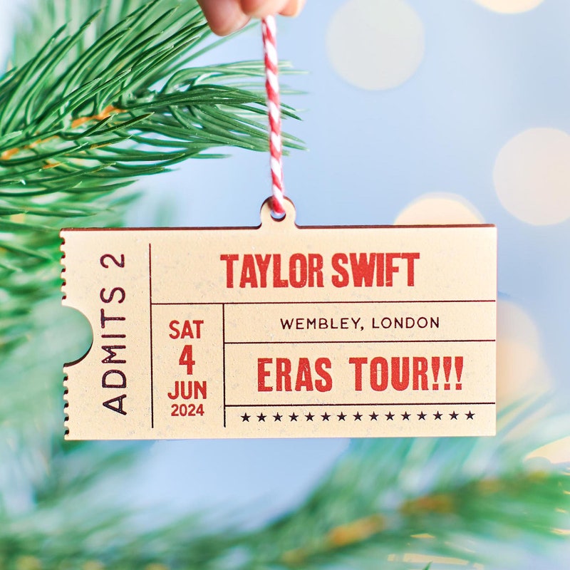 Concerts Ticket Ornament - Etsy UK